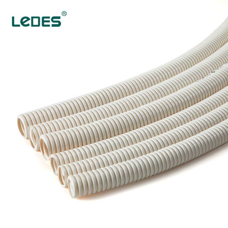 Ledes Telecommunications Conduit Flexible Comms Pipe White