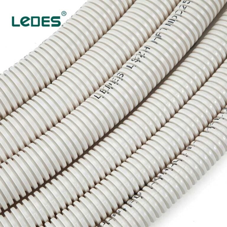 Ledes Telecommunications Conduit Flexible Comms Pipe White