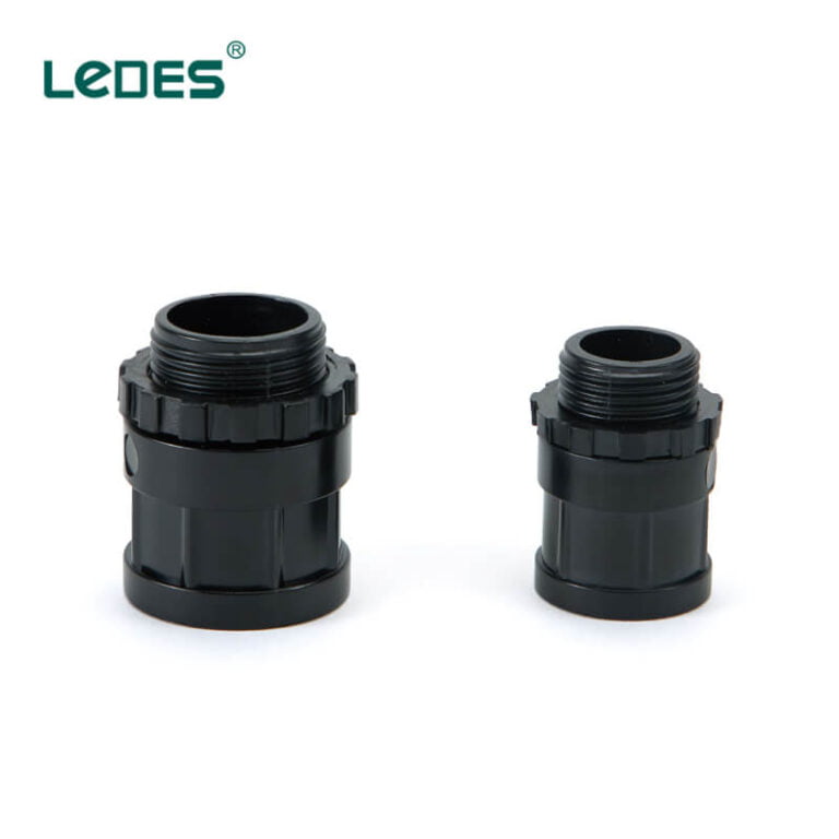 Ledes Conduit Adapter Rigid Pipe Male Adapters with Lock Nut