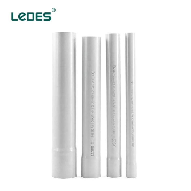 Ledes CSA Certified DB2 Conduit PVC Rigid Electrical Pipe