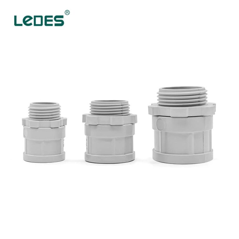 Ledes Male Terminal PVC Conduit Adapters for Sch 40 Pipe