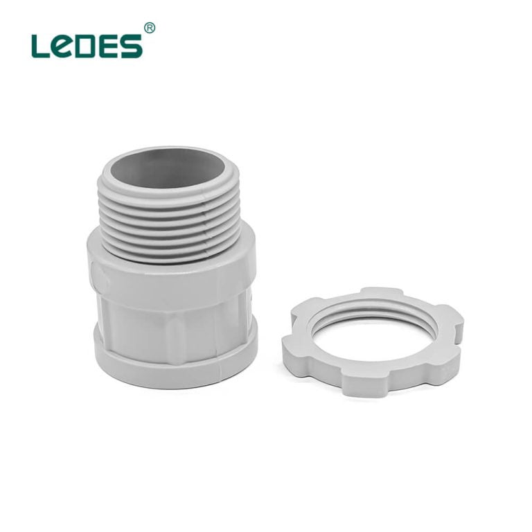 Ledes Male Terminal PVC Conduit Adapters for Sch 40 Pipe