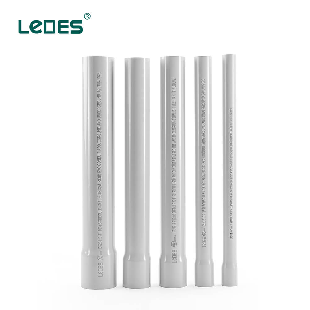 Ledes UL Listed Schedule 40 PVC Conduit Electrical Pipe Ledes UL Listed Schedule 40 PVC Conduit Electrical Pipe