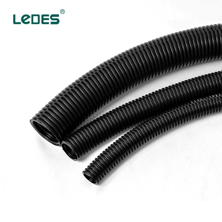 Ledes Solar Split Flexible Conduit Electrical PVC Corrugated Conduit Pipe Plastic ENT Tubing for ...
