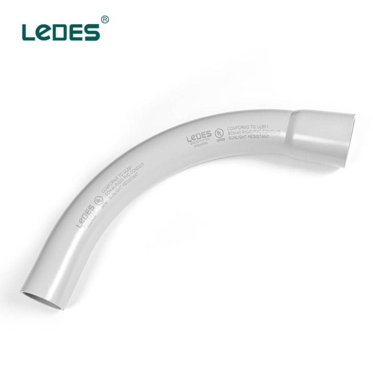 Ledes UL Listed Conduit Bend 90 Degree Elbow Sch 40 PVC Pipe