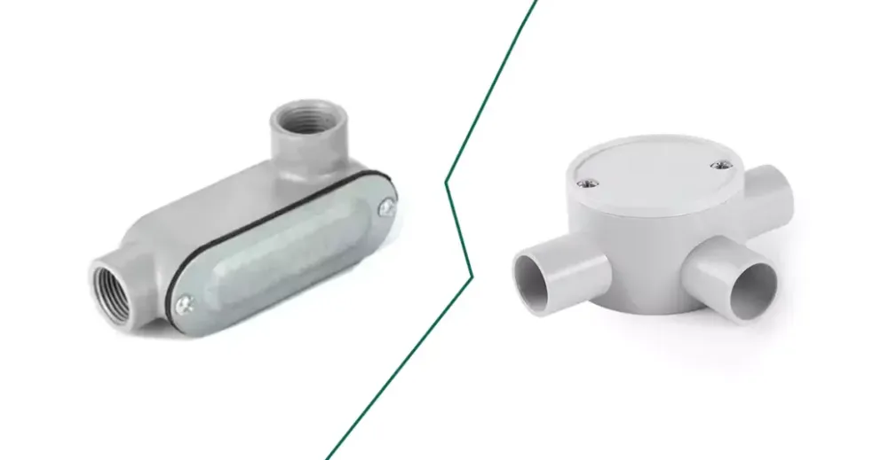 conduit junction box types